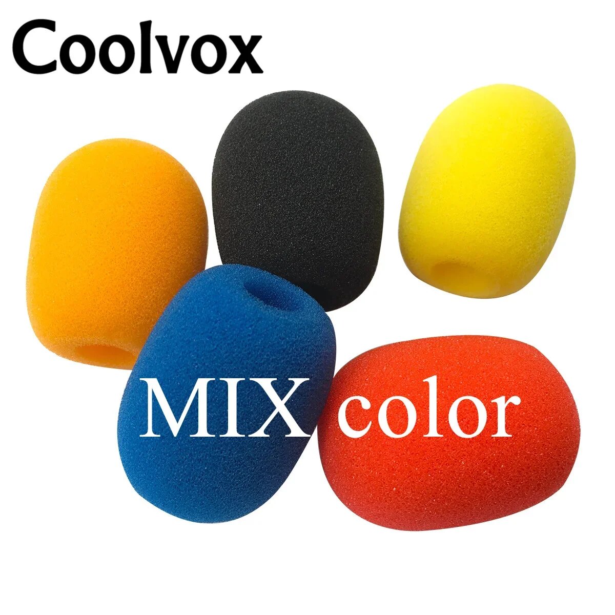COOLVOX Ветрозащитные экраны для микрофона HY1336 5pcs mix color