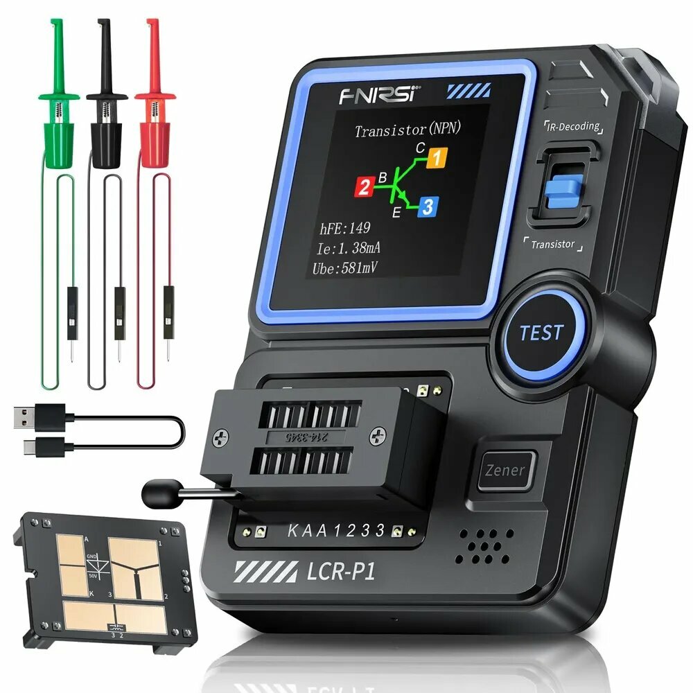 Транзистор измерительный прибор LCR-P1 многофункциональный тестер емкостного сопротивления