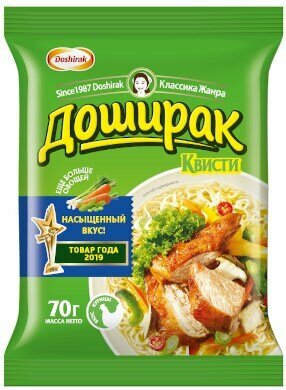 Лапша быстрого приготовления Доширак Квисти Курица, 70г