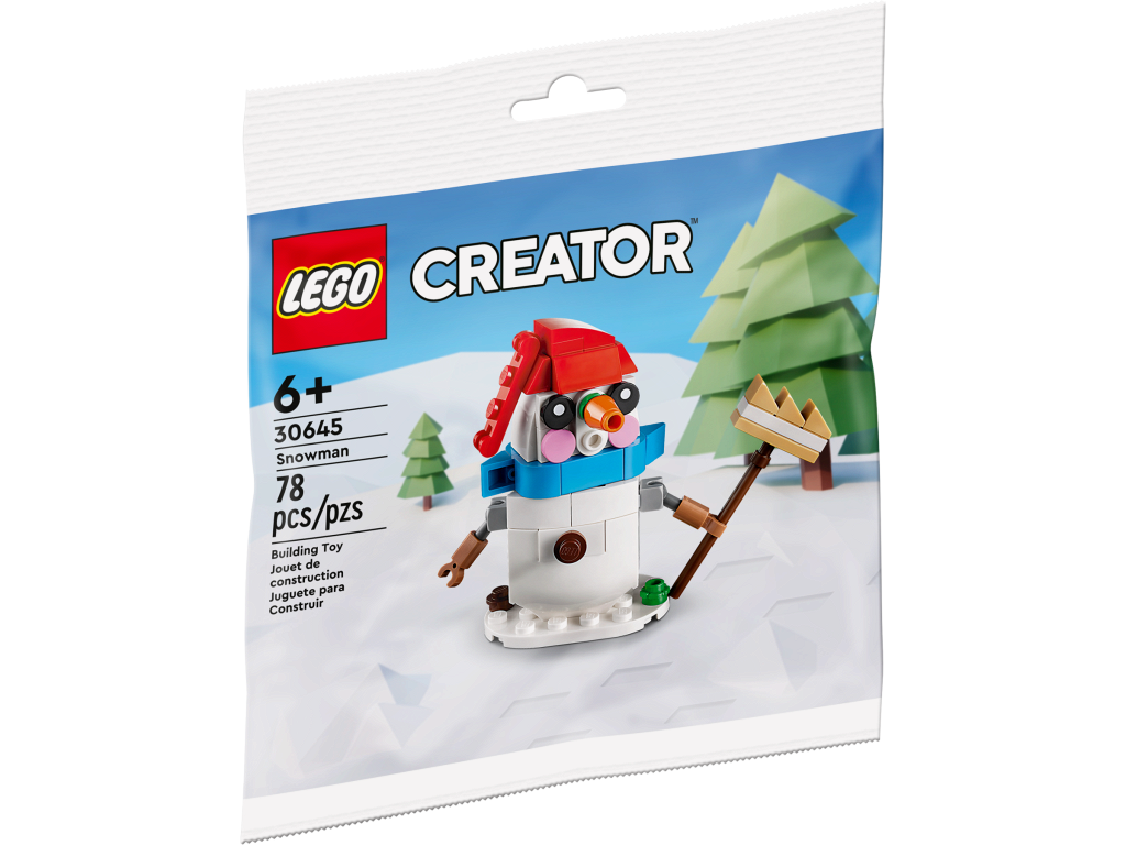 Конструктор LEGO Creator 30645 Snowman (Снеговик), 78 деталей