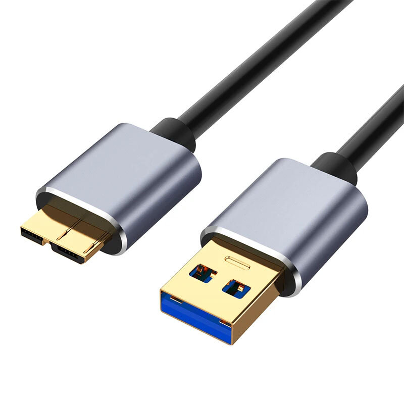Кабель USB 3.0, высокоскоростной USB Type A Micro B, кабель синхронизации данных, код для внешнего жесткого диска HDD Samsung S5 Note 3
