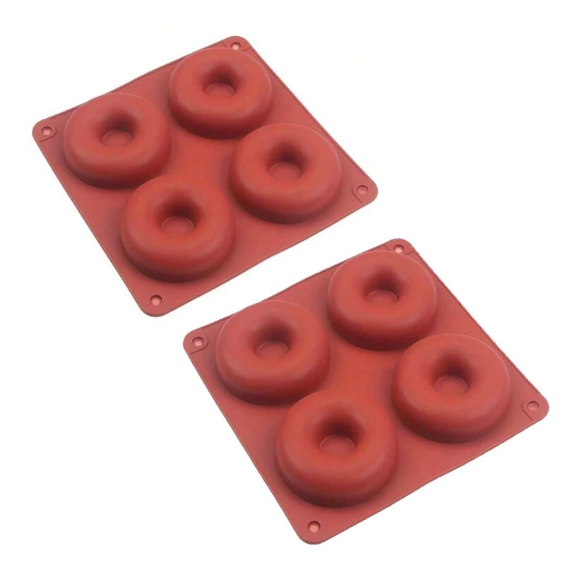 Силиконовая форма для изготовления пончиков «сделай сам», антипригарная форма для выпечки, печенья, шоколада, форма для кексов, торта, инструменты для украшения десерта, вечерние
