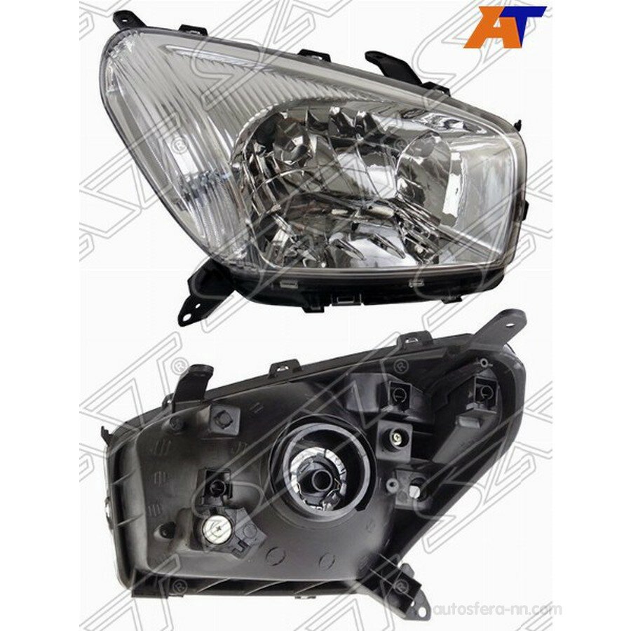SAT ST21211F4R Фара Toyota RAV4 (CA20) 00-03 (Справа/ Галоген/ Ручная регулировка)