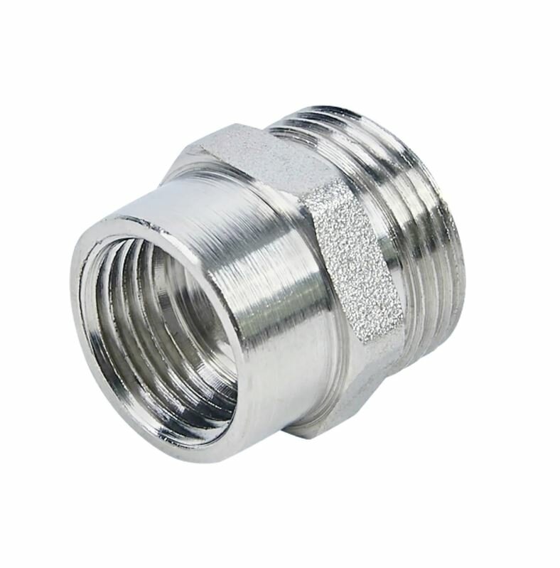 TITAN LOCK Ниппель переходной сталь, 1/2", НР BSP/ВР NPT, TL1/2RMBS-FNP