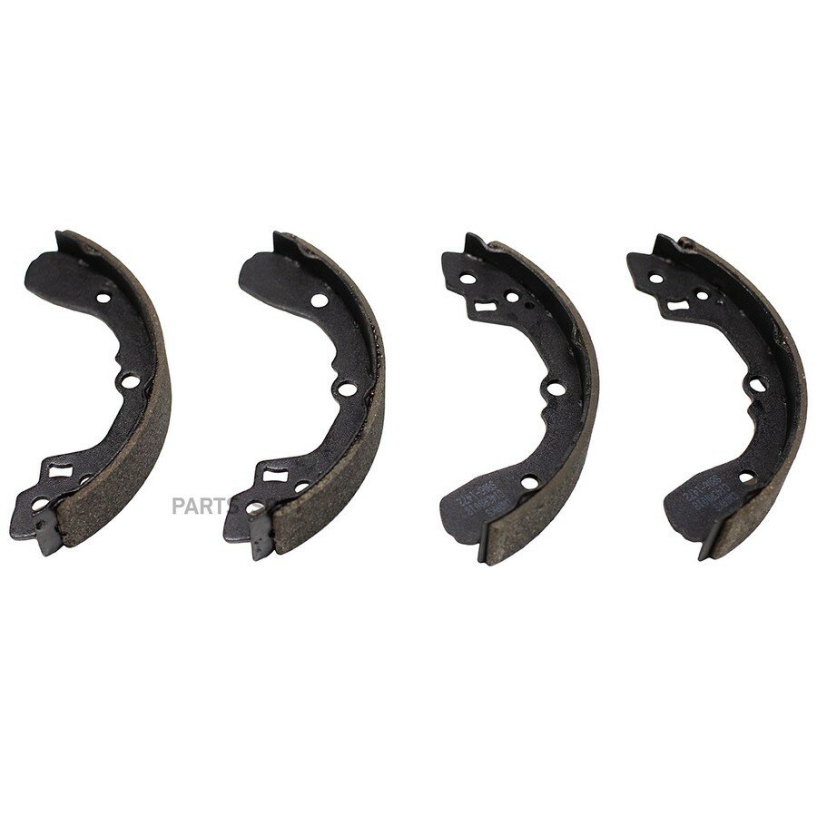 CWORKS Тормозные колодки задние барабанные, Low Metallic