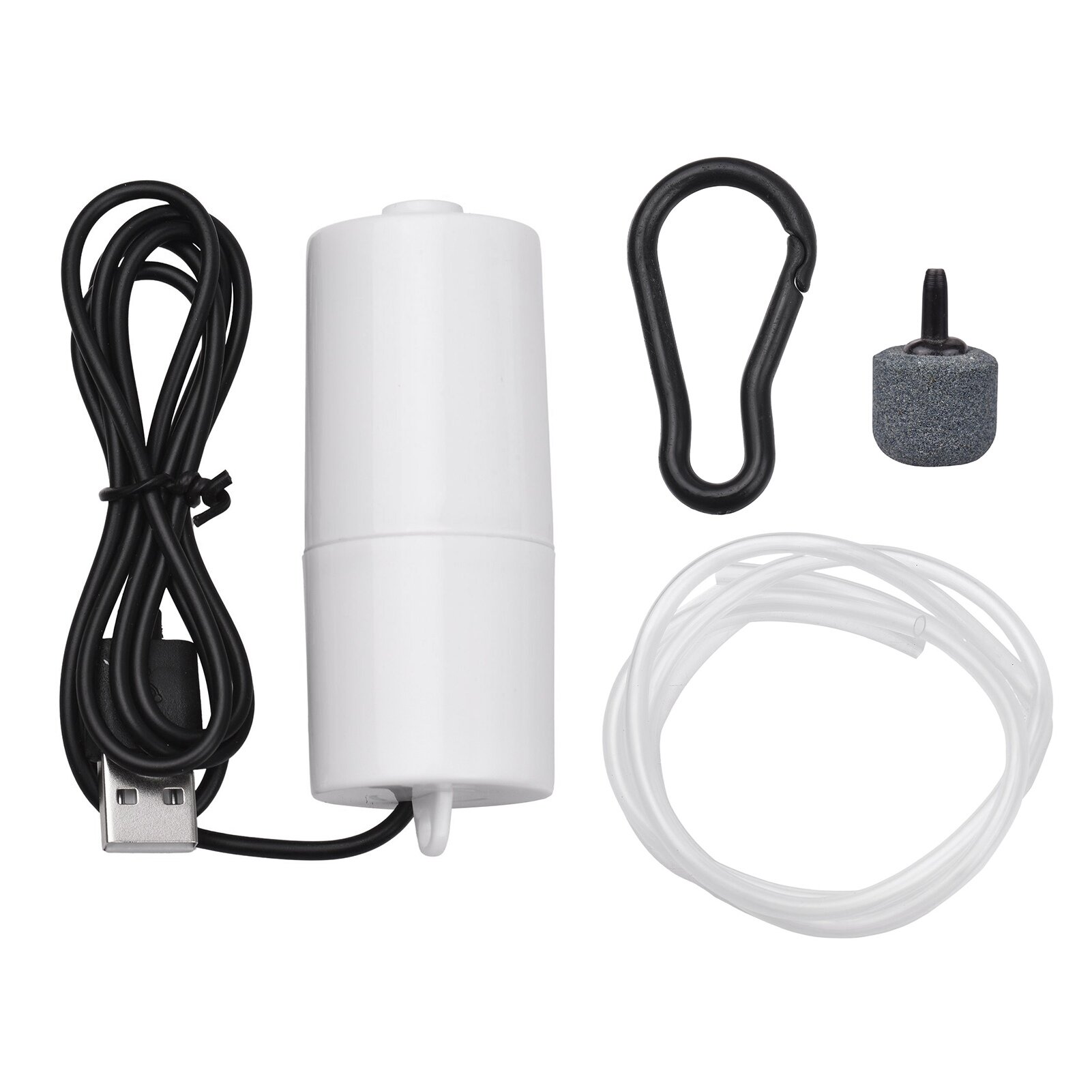 Аквариумный USB воздушный насос небольшой кислородный насос с трубкой Air Stone подвесная пряжка для аквариума на открытом воздухе рыбалка