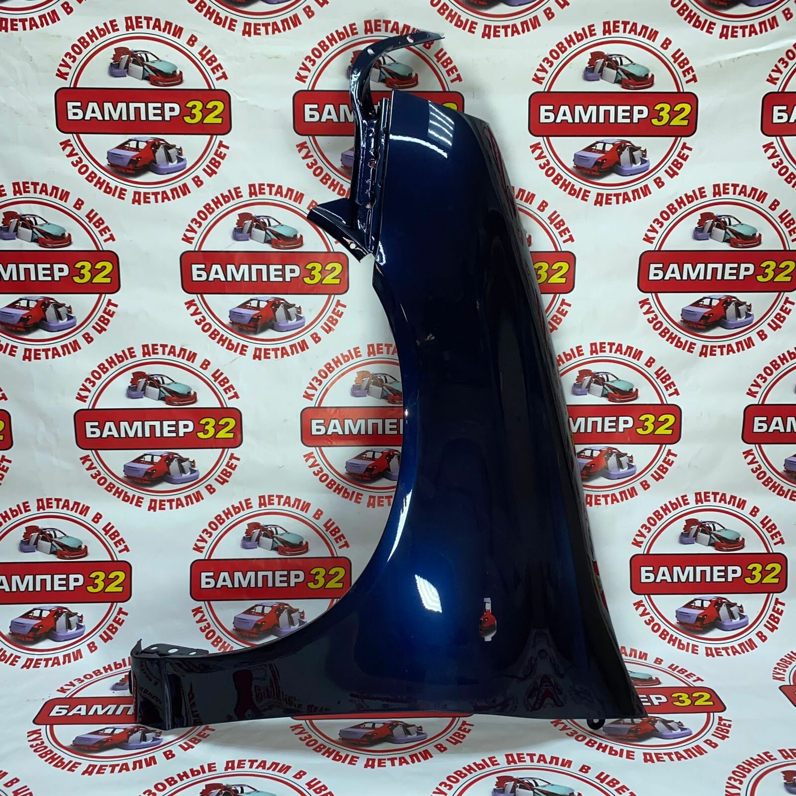 Крыло левое, совместимое с ВАЗ Лада Калина 1118, 1119, 1117, цвет Черника