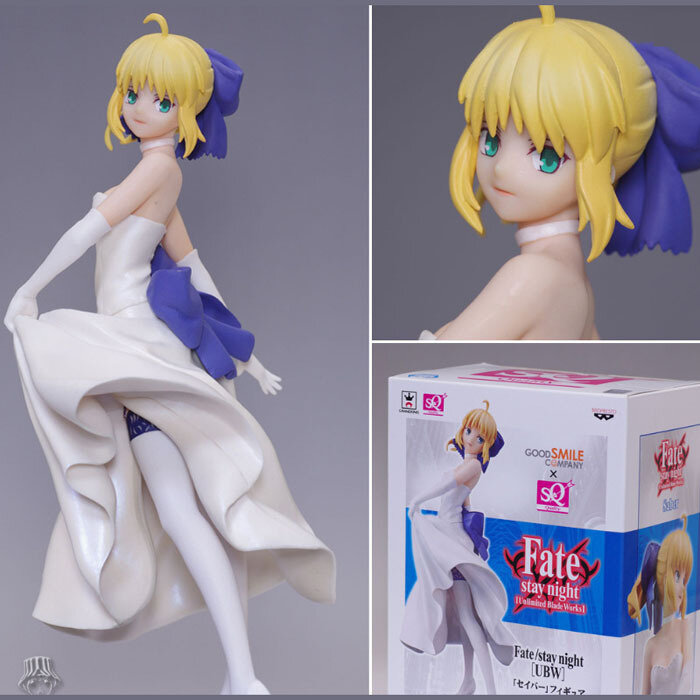Товары по аниме: фигурка/модель/декоративный предмет Себастьяна в белом платье из Fate/stay night Saber.