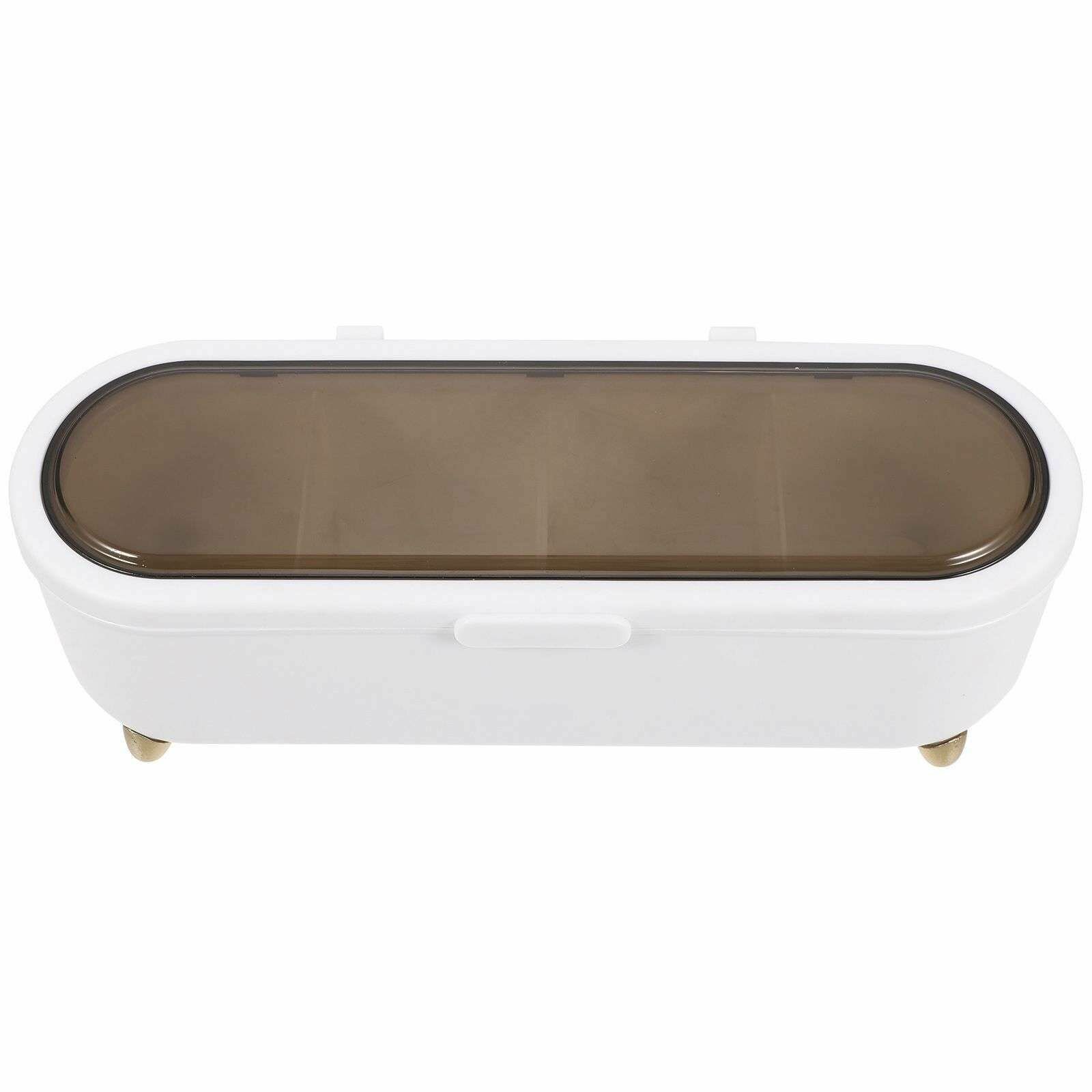 Практичная система хранения посуды в виде герметичной коробки, белого цвета, с оптимальными размерами 26x7.5 см