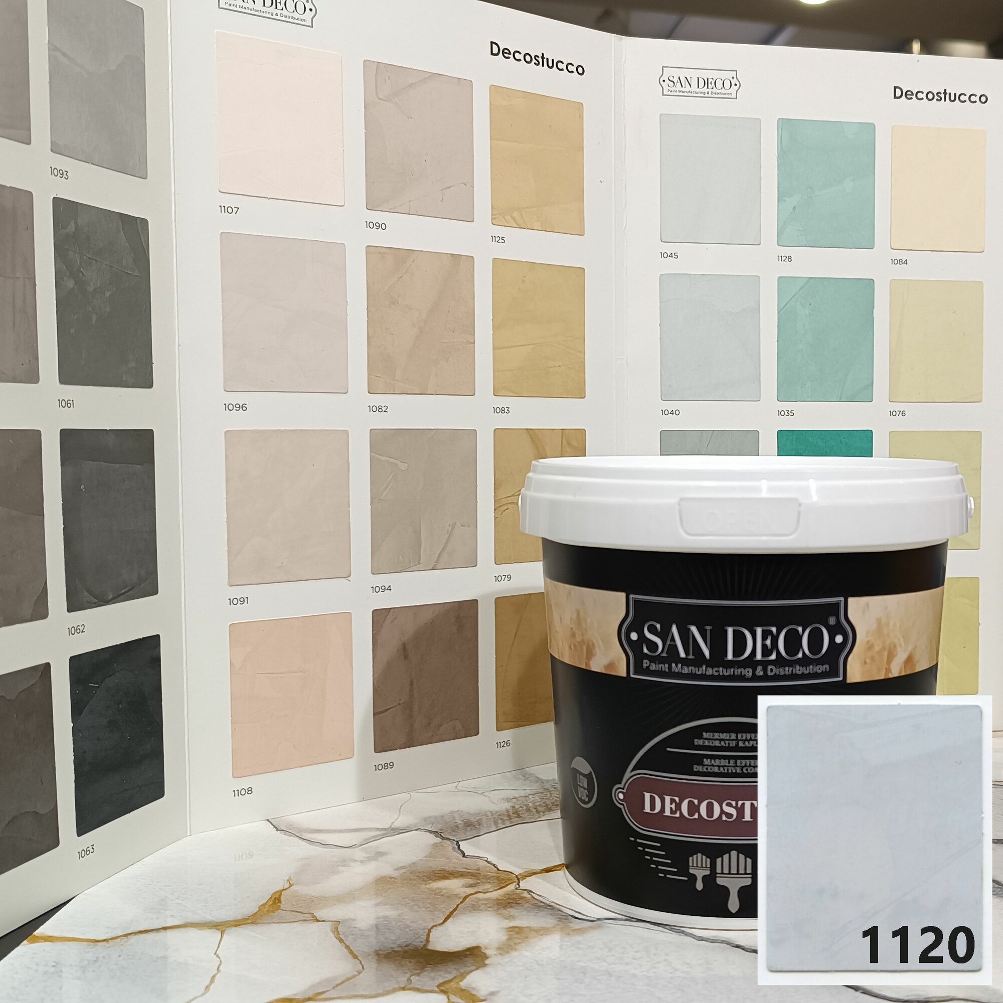 Декоративная венецианская штукатурка с имитацией мрамора "Венецианка" Decostucco 1кг