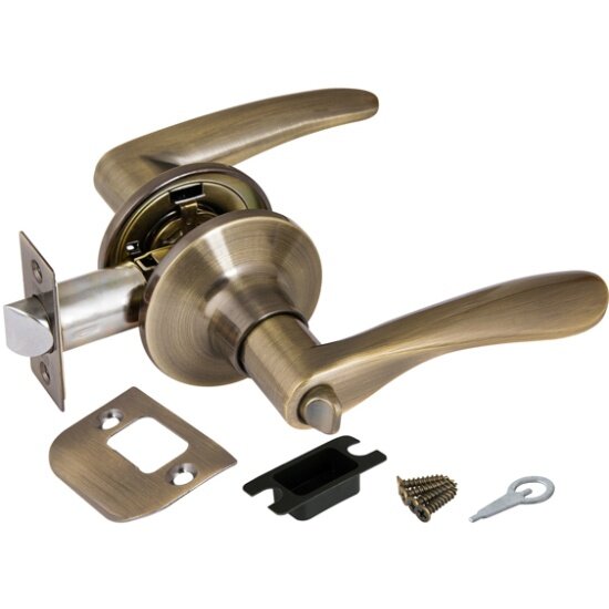 Ручка защелка Punto DK620 AB-BK (6020 AB-B ) (фик.) бронза