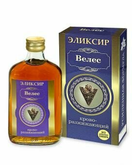 Эликсир Велес кроворазжижающий На Фруктозе 250 мл.