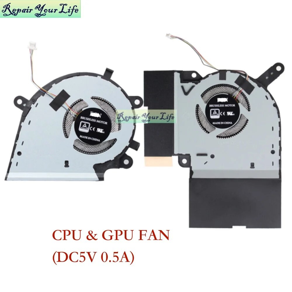 Охлаждающие вентиляторы для видеокарты Asus ROG Strix GL731 GL731 BOTH 5V