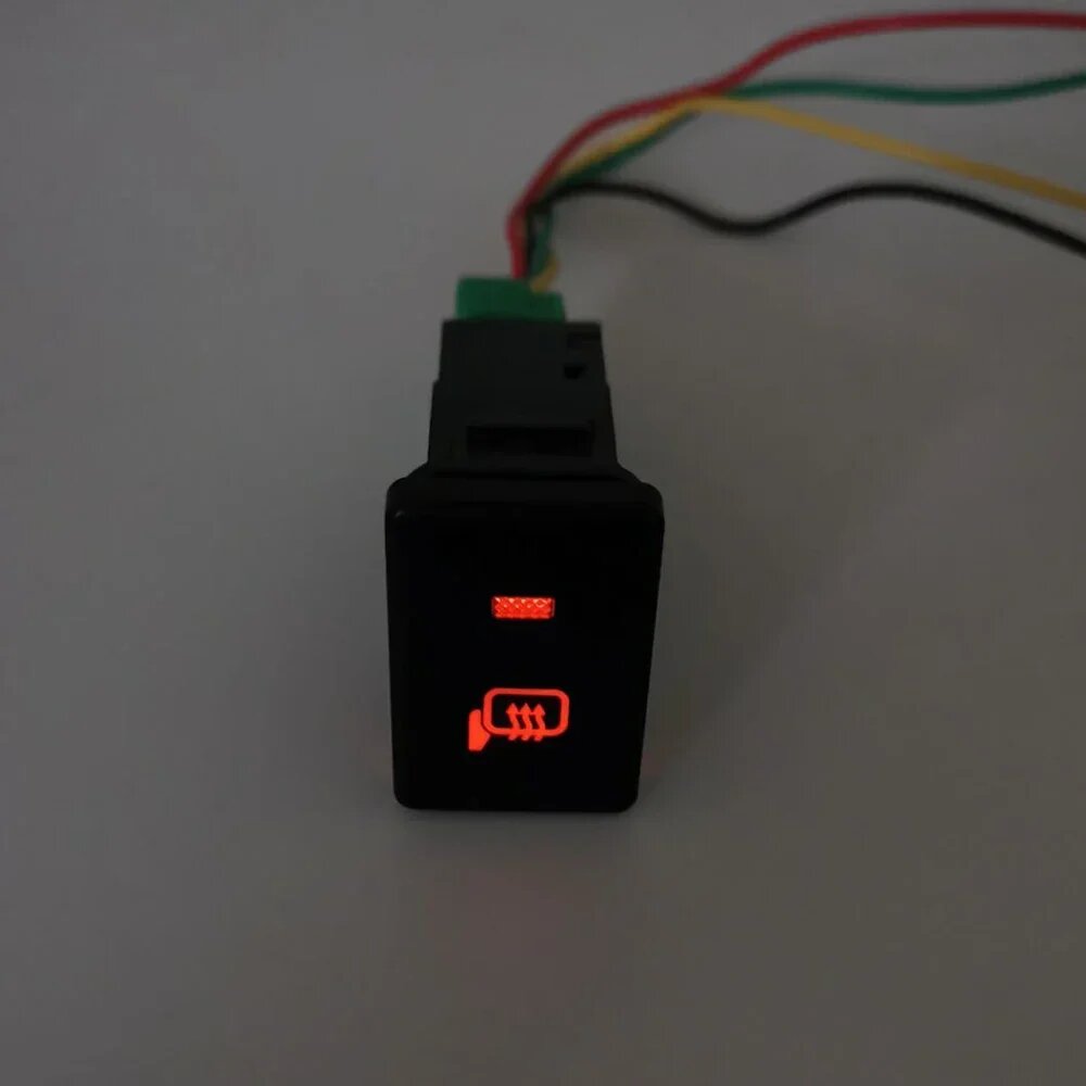 1 шт, автоматический светодиодный светильник на руле, зеркало с подогревом, складной Mirror heating