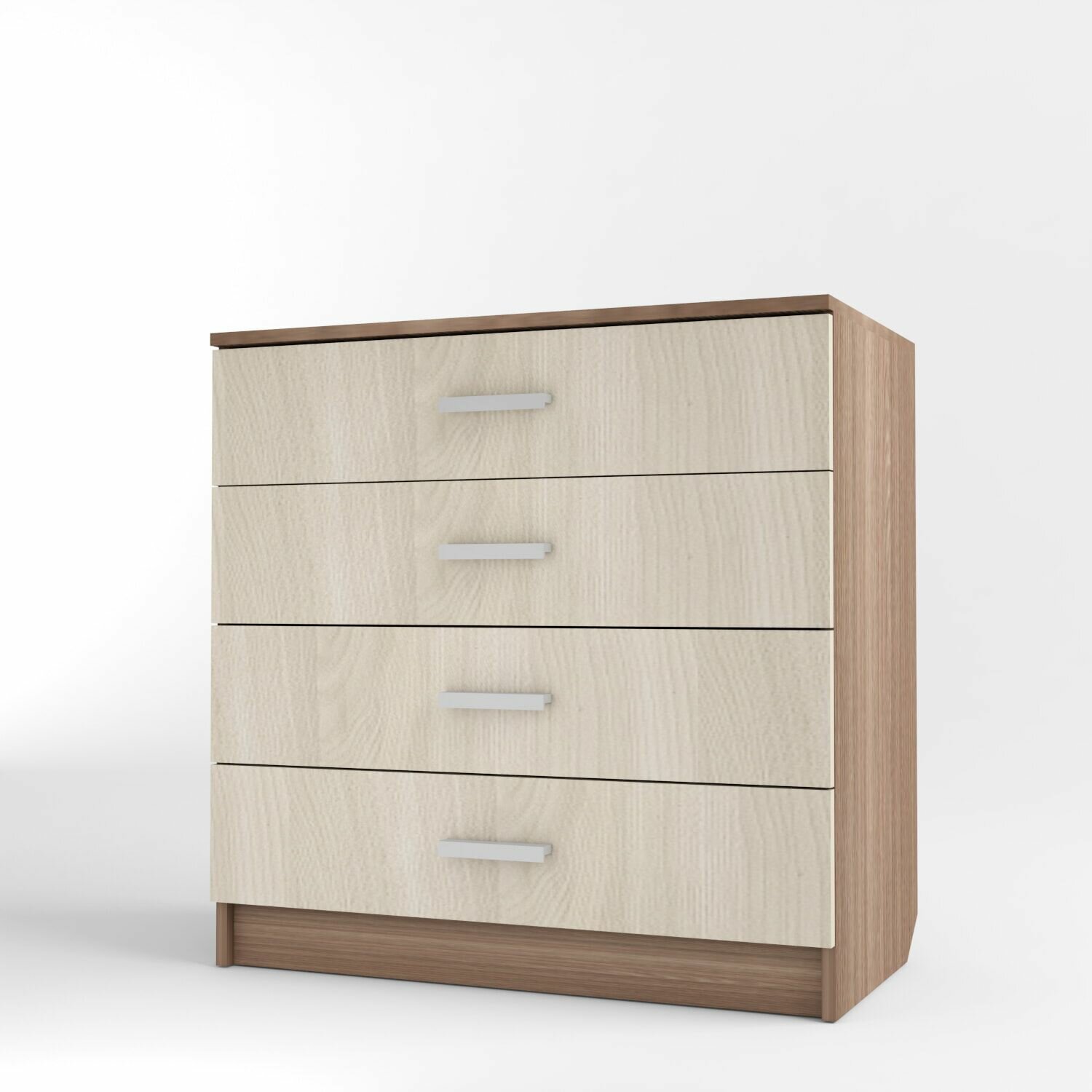 Комод № 1 (Комод 800, ФУР.) (шимо темн./шимо светл.)