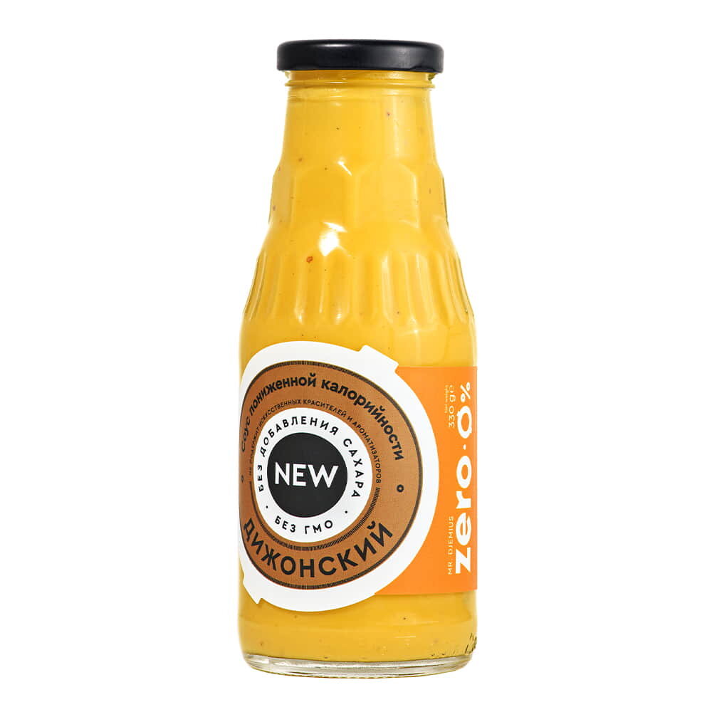 Низкокалорийный соус Mr.DjemiusZERO соус NEW 330 мл (Дижонский)