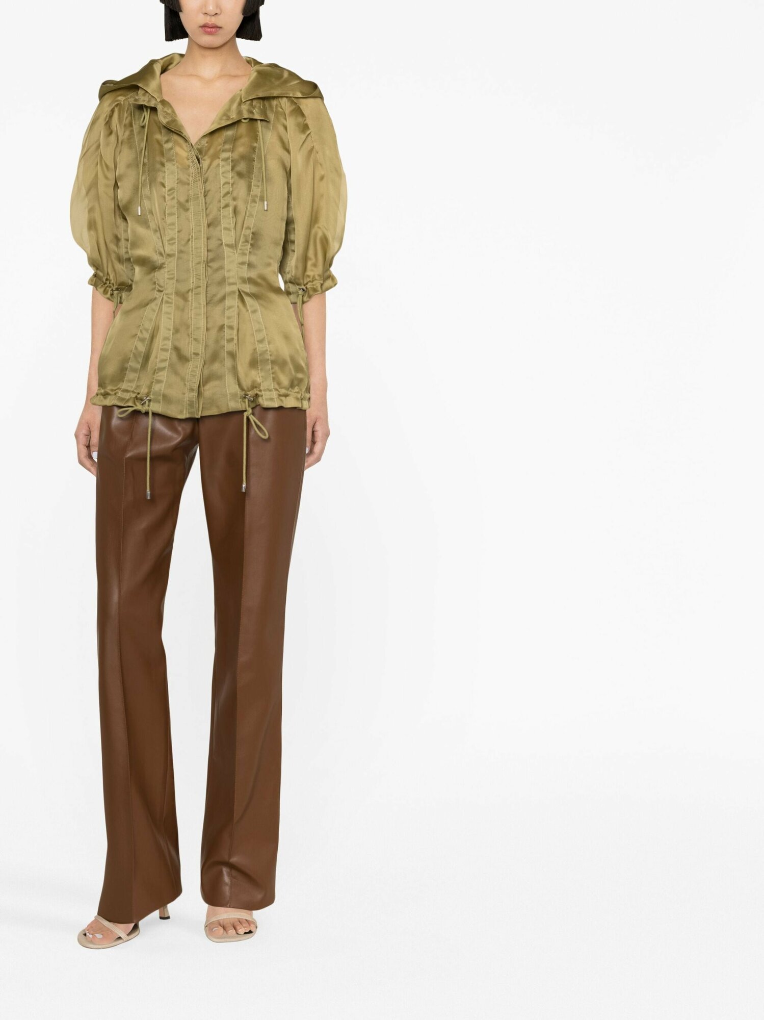 Куртка Alberta Ferretti, размер 42, green — фото 1