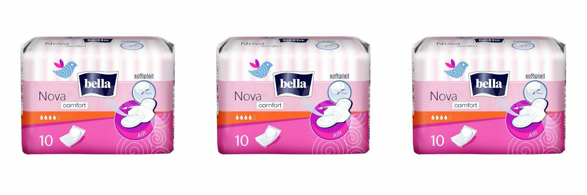 Прокладки "Bella" Nova Comfort, 10 шт, 3 упаковки
