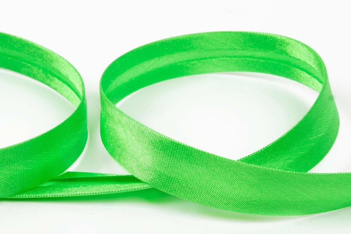 Косая бейка "Gamma" GK-15P 14 - 15 мм 132 м 1 м №123 зеленый