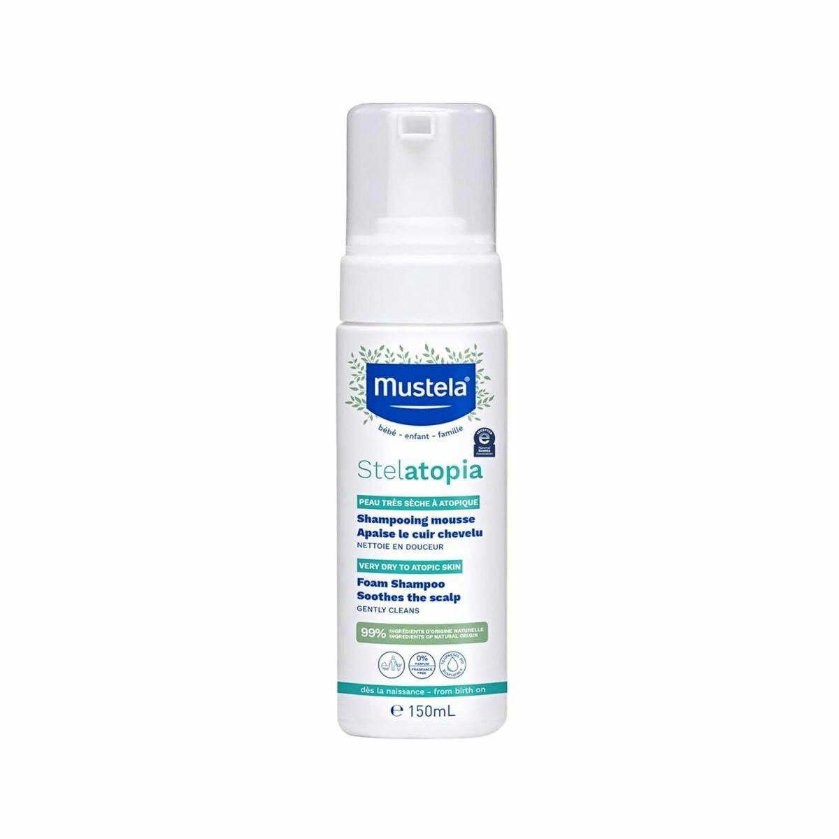 Mustela Stelatopia Foam Shampoo Шампунь-пенка для детей, со склонной к атопии кожей 150 мл