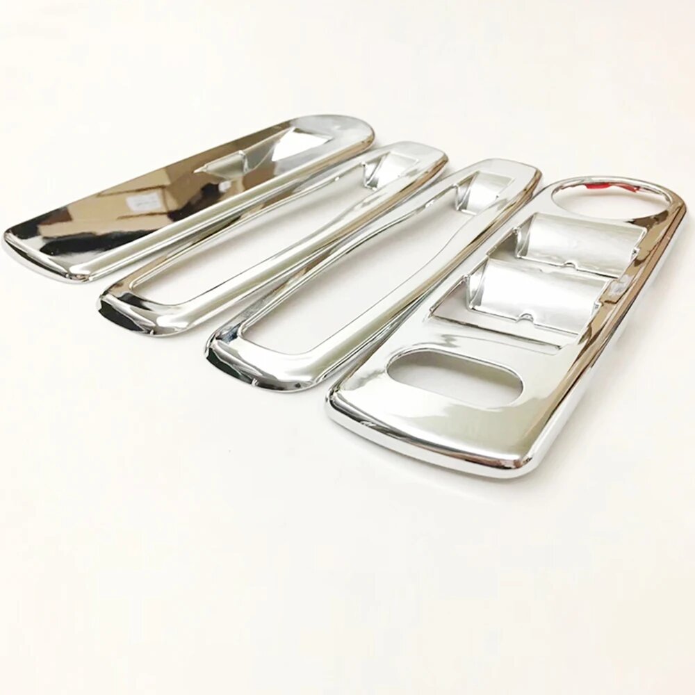 Внутренний подлокотник для Renault Captur 2015-2017, LHD, ABS, хромированный, с кнопкой переключения дверей и окон, аксессуары для панели Glass Lift Switch