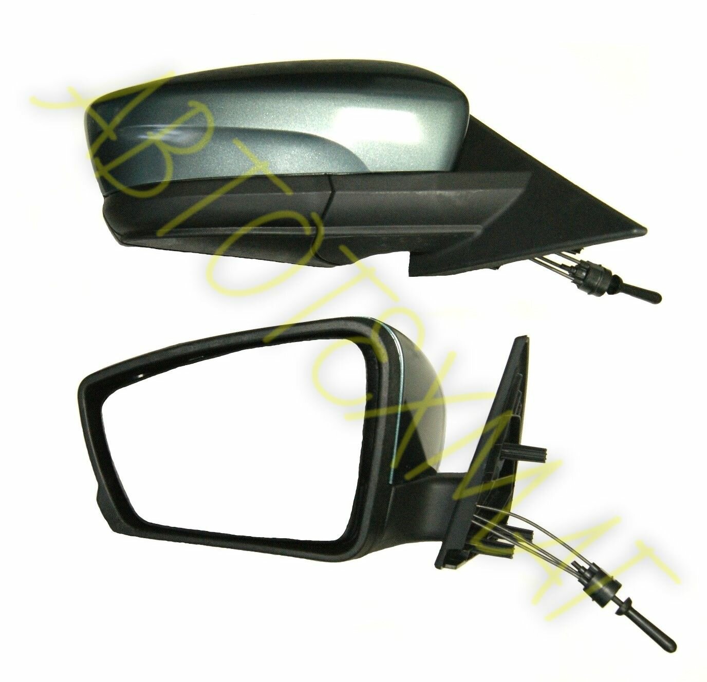 Зеркало боковое ВАЗ 2110, 2111, 2112, 2170, 2171 Лада Приора, комплект в корпусе ВАЗ 2191 Гранта, цвет Сочи (360).