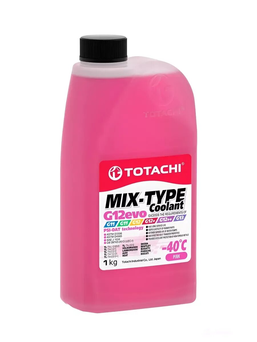 Жидкость охлаждающая MIX-TYPE COOLANT, PINK -40, G12evo, 1кг