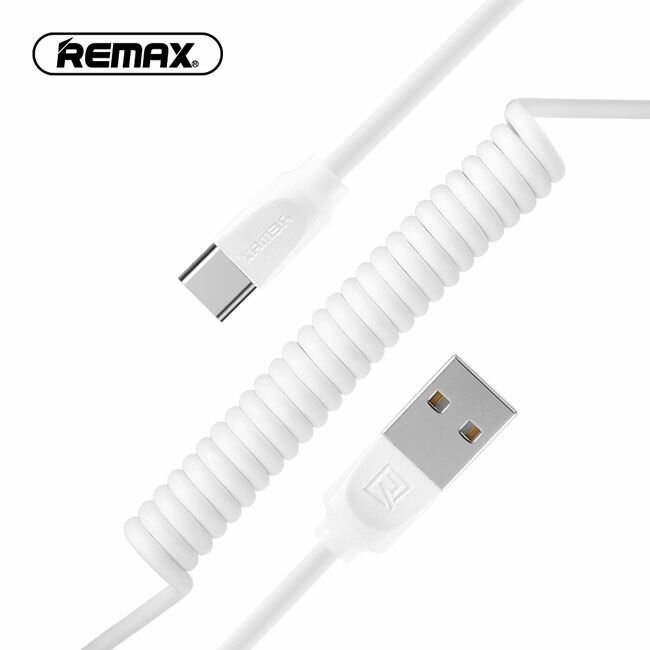Витой кабель Type-C, Remax Radiance Pro Data Cable RC-117a, белый