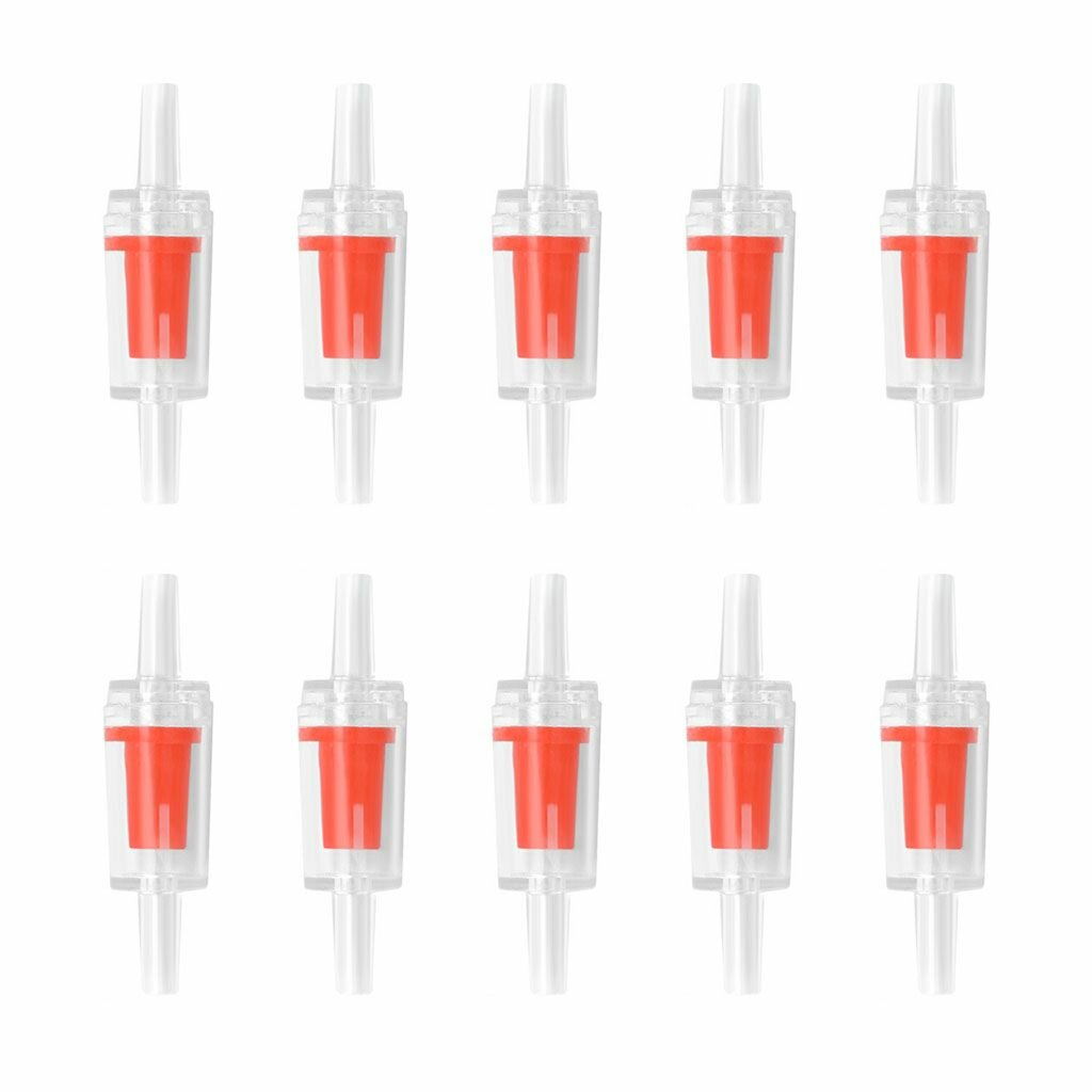 1 комплект из 10 обратных клапанов для трахеи-красный