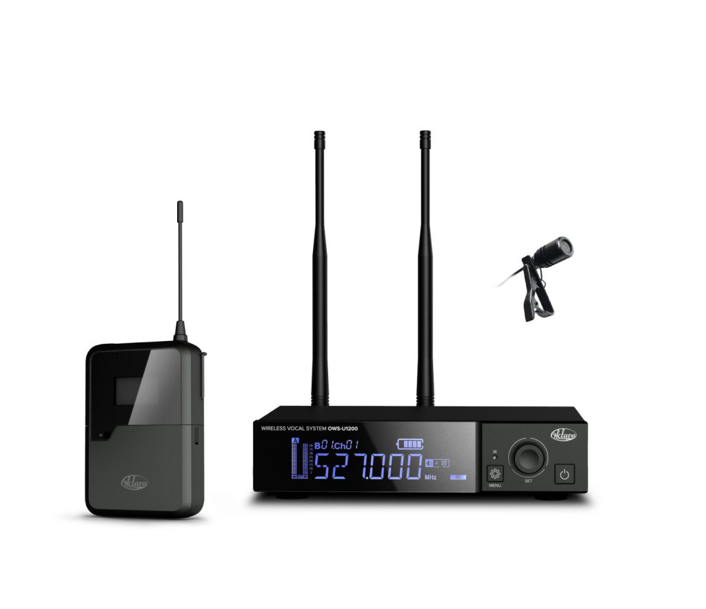 OWS-U1200L01 Беспроводная система с петличным микрофоном, Октава