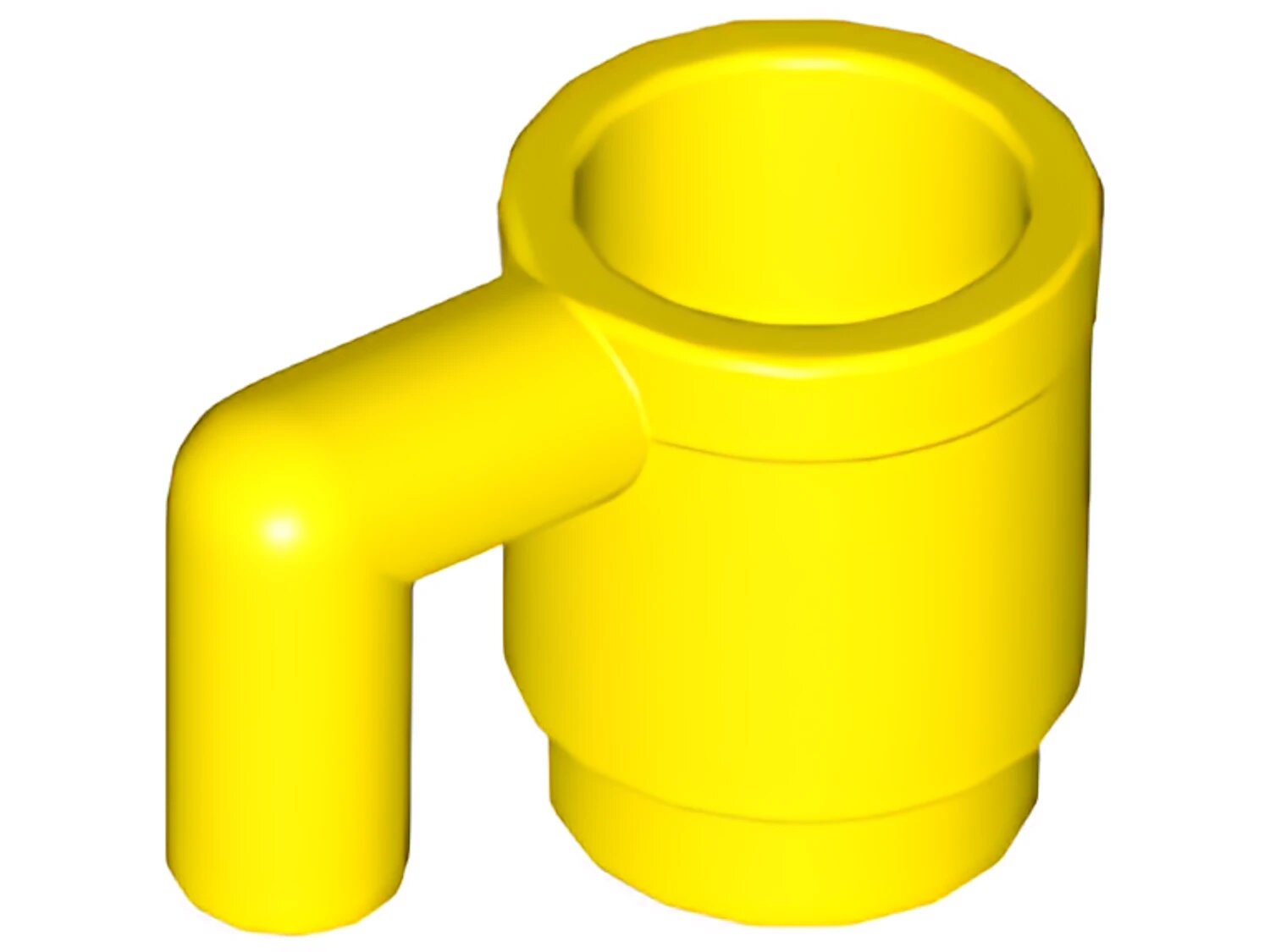 Деталь LEGO Кружка Lego Minifigure, Utensil Cup 3899 (6264, 28655) Yellow N