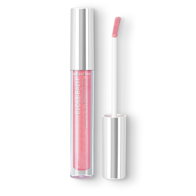 Блеск для губ Relouis, Gloss-Balm, с маслами ши, фисташки и маракуйи, влажный финиш, тон 11 Pink Sorbet, 5 мл