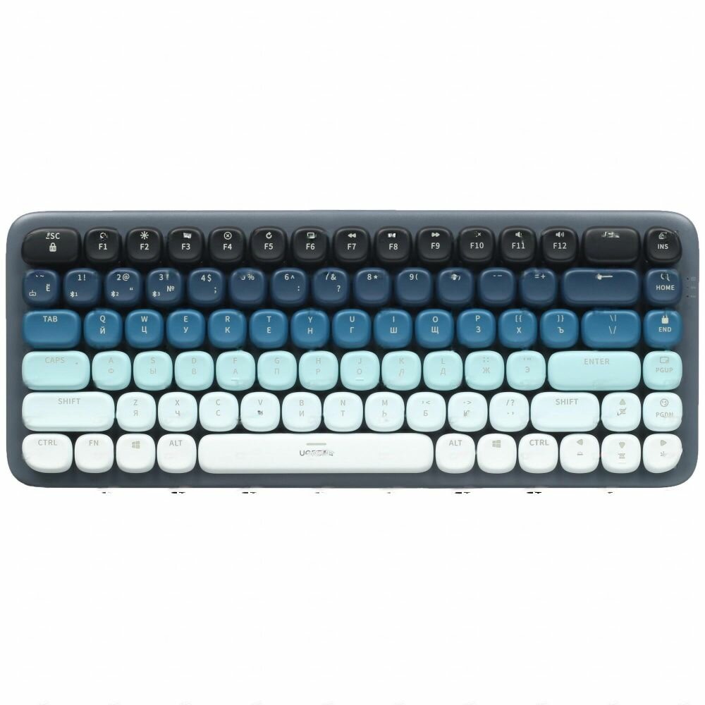 Клавиатура механическая UGREEN KU101 (15226) FUN+ Mechanical Keyboard USB-C & Bluetooth. Цвет: синий