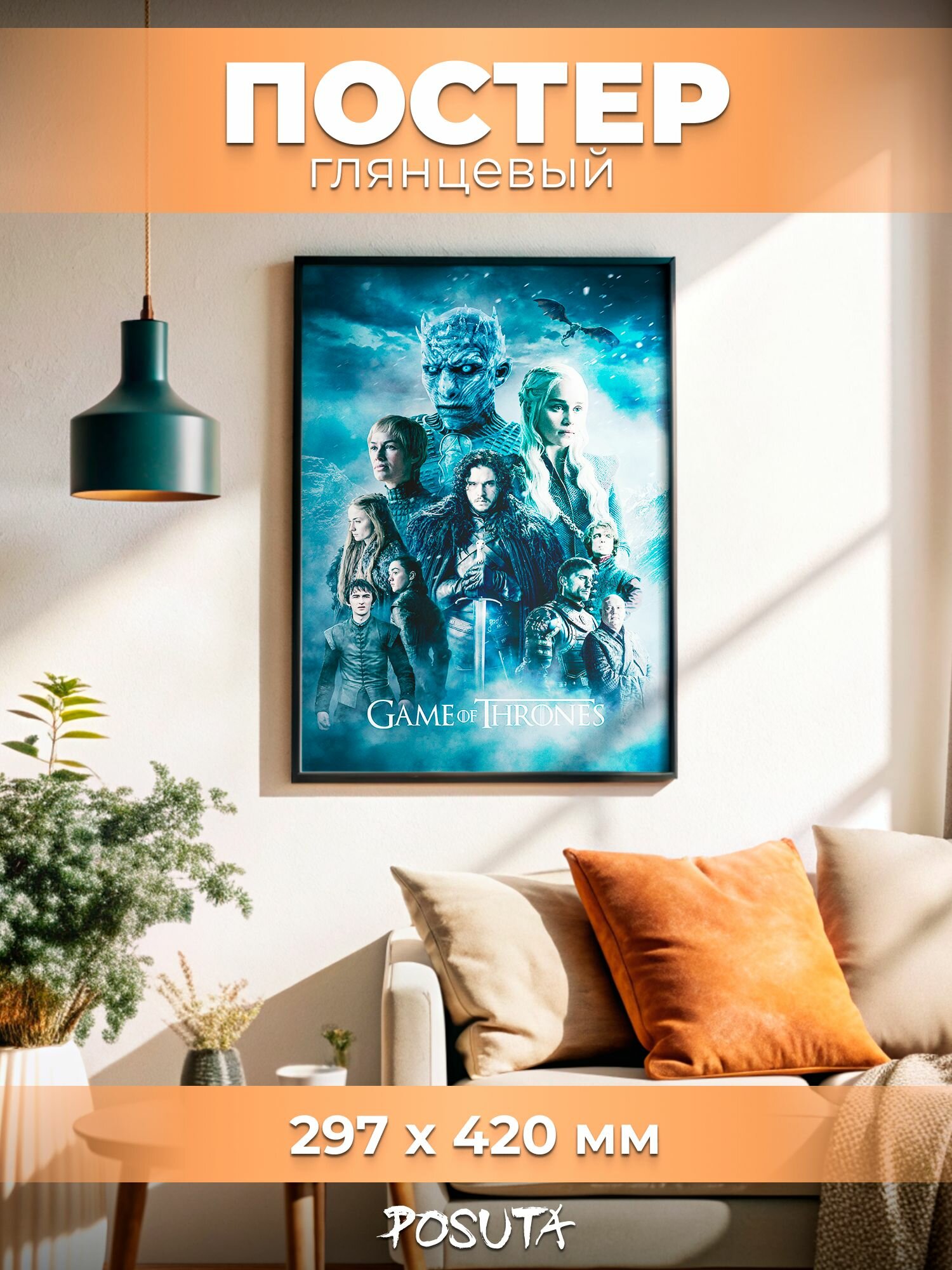 Постер на стену игра престолов
