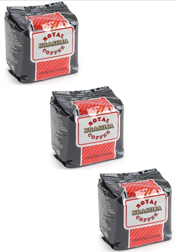Кофе Royal Armenia Brasilia, молотый, прессованный, 100г, 3шт