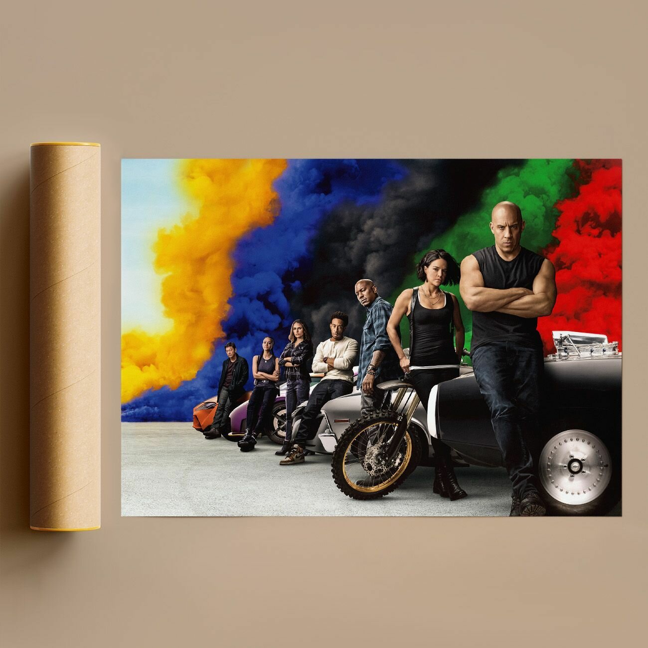 Постер Форсаж, Доминик Торетто 30х40 см без рамы/ Fast and Furious постер к фильму для интерьера, в подарок