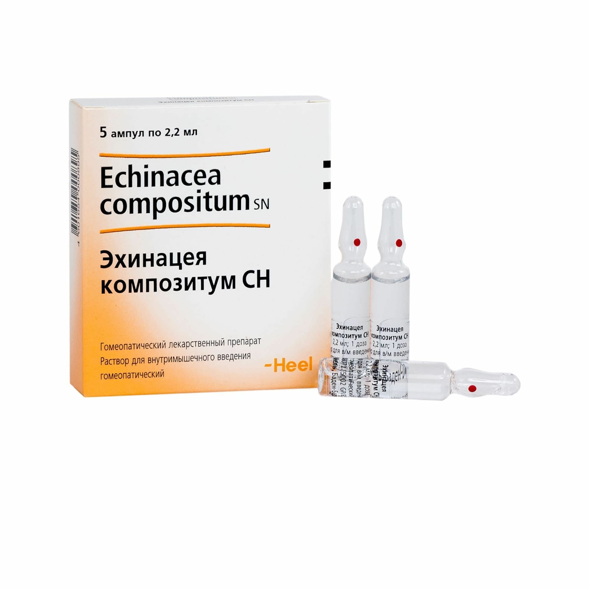 Эхинацея композитум СН, раствор, ампулы 2.2 мл, 5 шт.