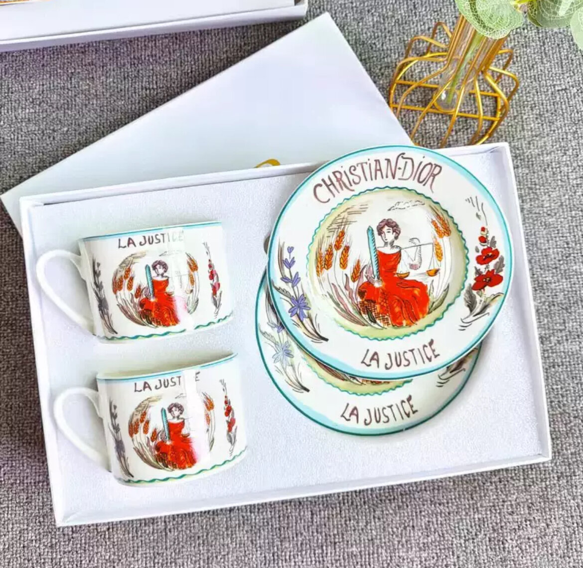 Набор чайных пар La Justice