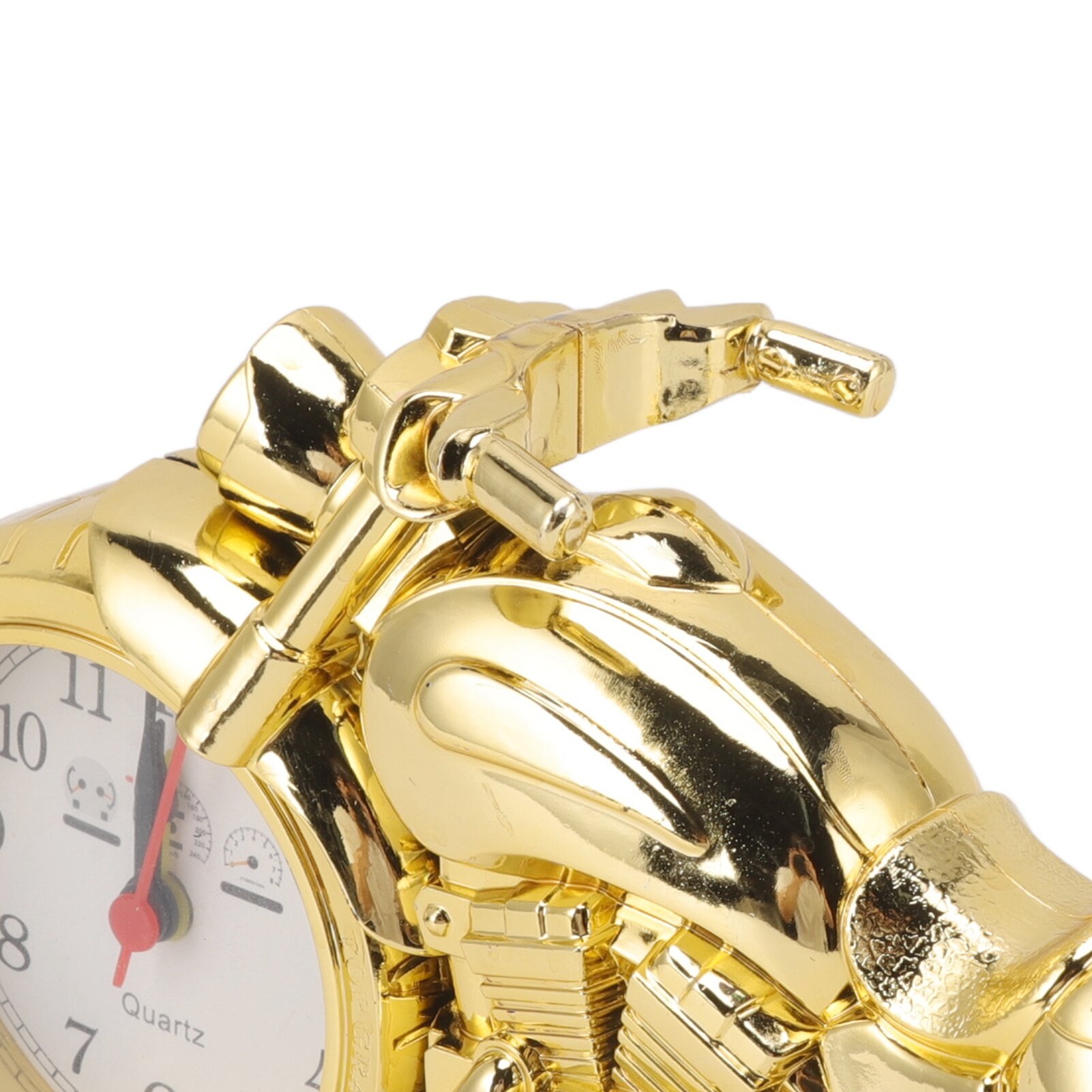 Мотоциклетный будильник, оригинальный винтажный имитационный будильник для детей, дома, автомобиля, офиса, 168D, золотой, одноцветный