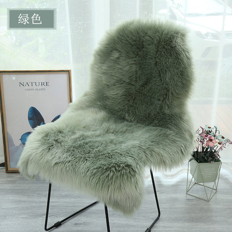 Поставка цельного ковра из овчины для спальни, прикроватного дивана, плюшевого коврика, окна, шезлонга, оптовая продажа