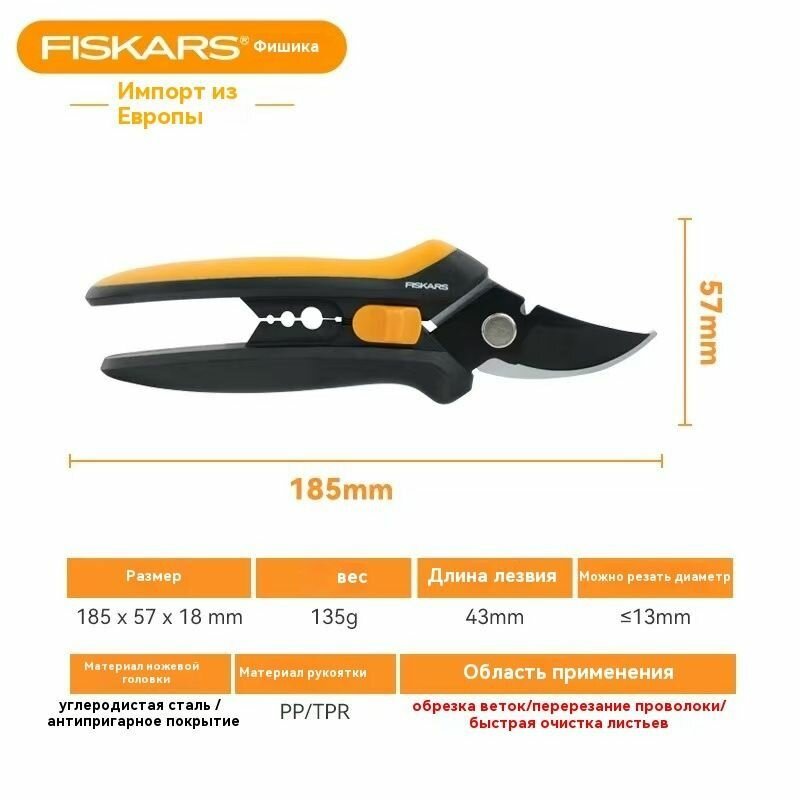 Fiskars Садовые ножницы для обрезки деревьев
