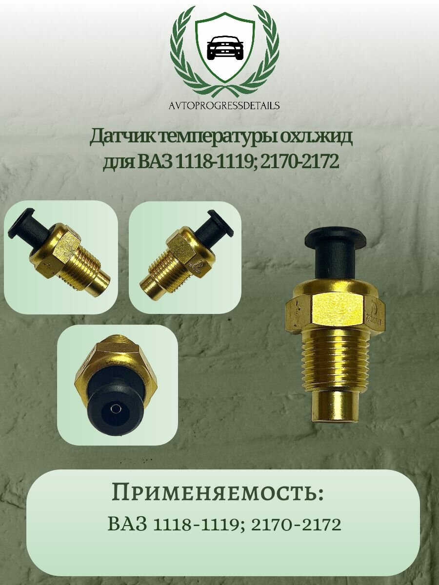 Датчик температуры охлаждающей жидкости 1118-2170, для ВАЗ 2118, 1 шт