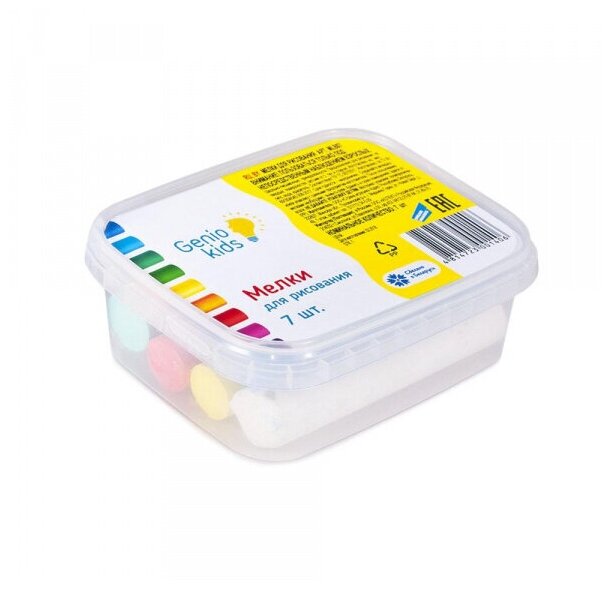 Толстые мелки Genio Kids, 7 штук