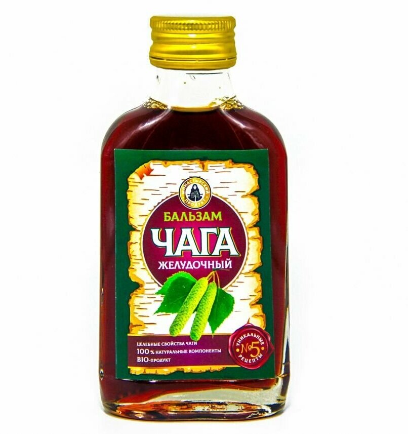 Бальзам чага №5 "желудочный" 100 мл.