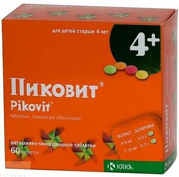 Пиковит таблетки п/о 60шт