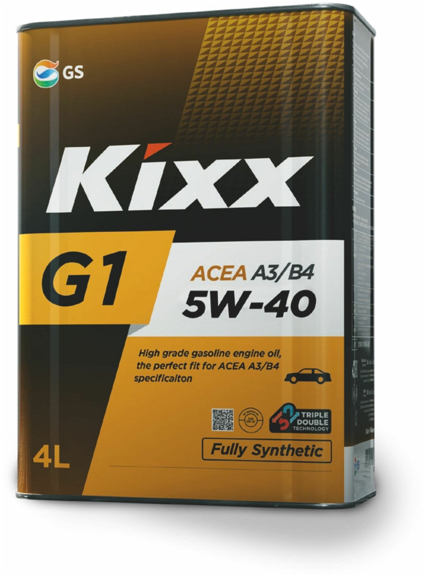 Масло моторное Kixx G1 5W-40 A3/B4 - 4л. для бензиновых и дизельных двигателей