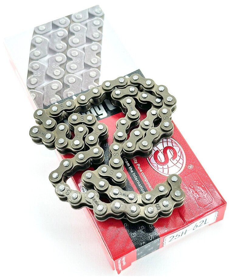 Цепь электростартера для мопеда Альфа / Дельта 50-110сс, 139FMA, 147FMH, 152FMH, 62L, ALPHA, DELTA SEE