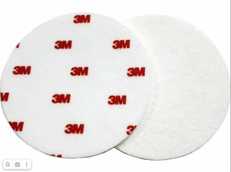 09358 Полировальник фетровый жесткий 127 мм 3М (3 шт)