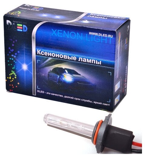 Ксеноновая лампа 12V DLED с цоколем H10 6000K (1 лампа)