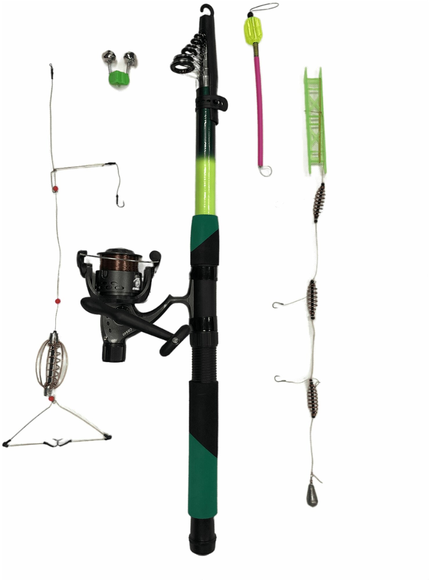 Удочка донная в сборе 3,6м.